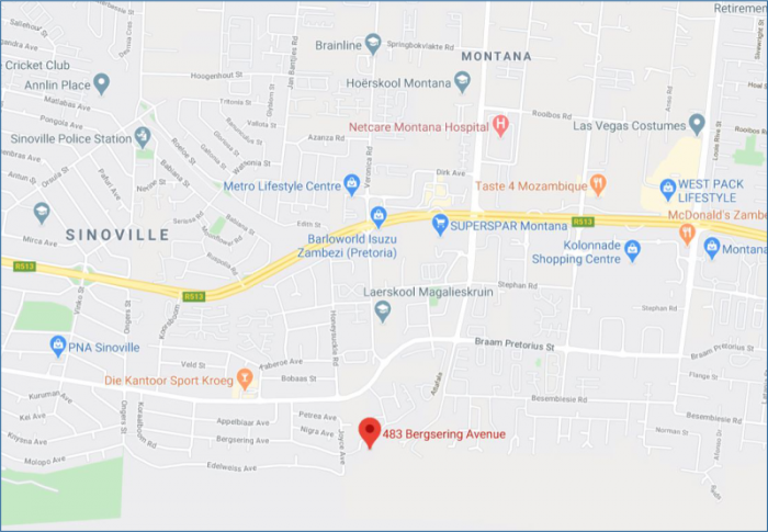 Map BCL : Blue Core Logistics